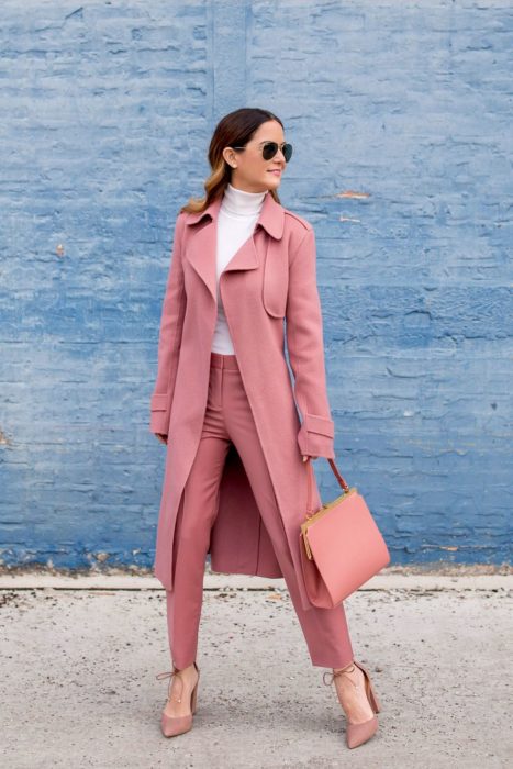 15 Outfits rosa que puedes usar en otoño para verte fabulosa – Moda y ...