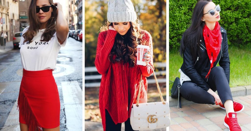 Maneras de usar el color rojo en tu outfit diariamente – Moda y Estilo